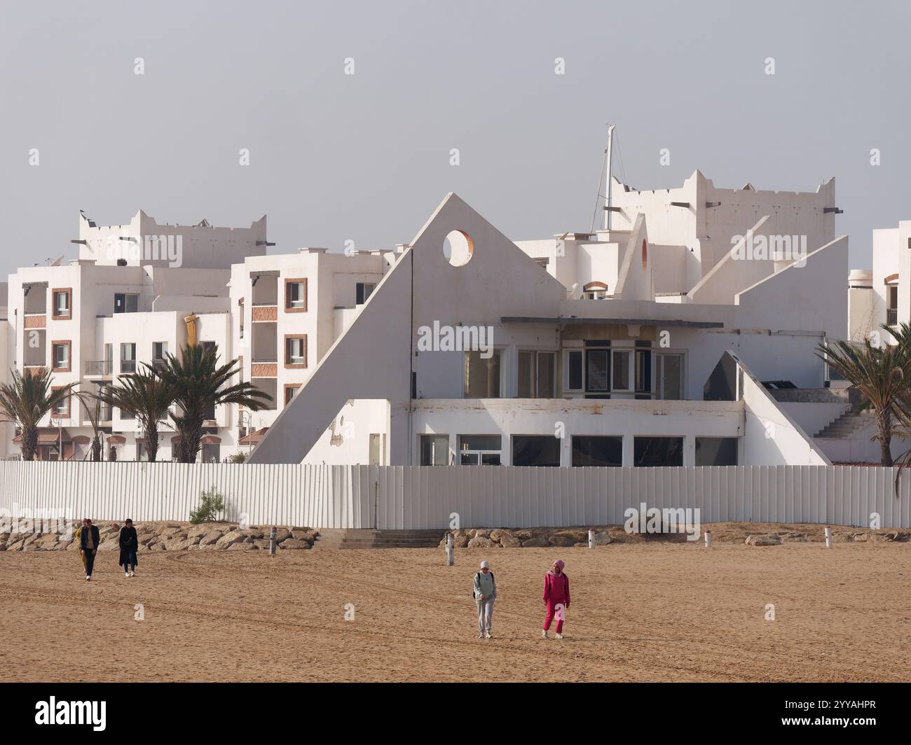 Unusual triangle shaped beachfront apartment properties in the resort ...