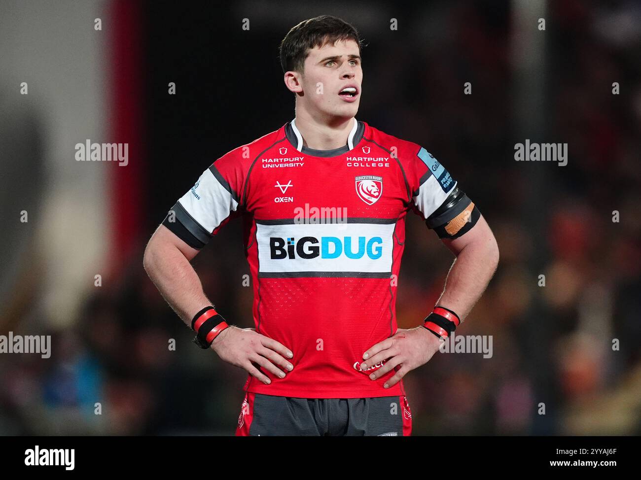 Gloucester's Seb Atkinson during the Gallagher Premiership match at ...