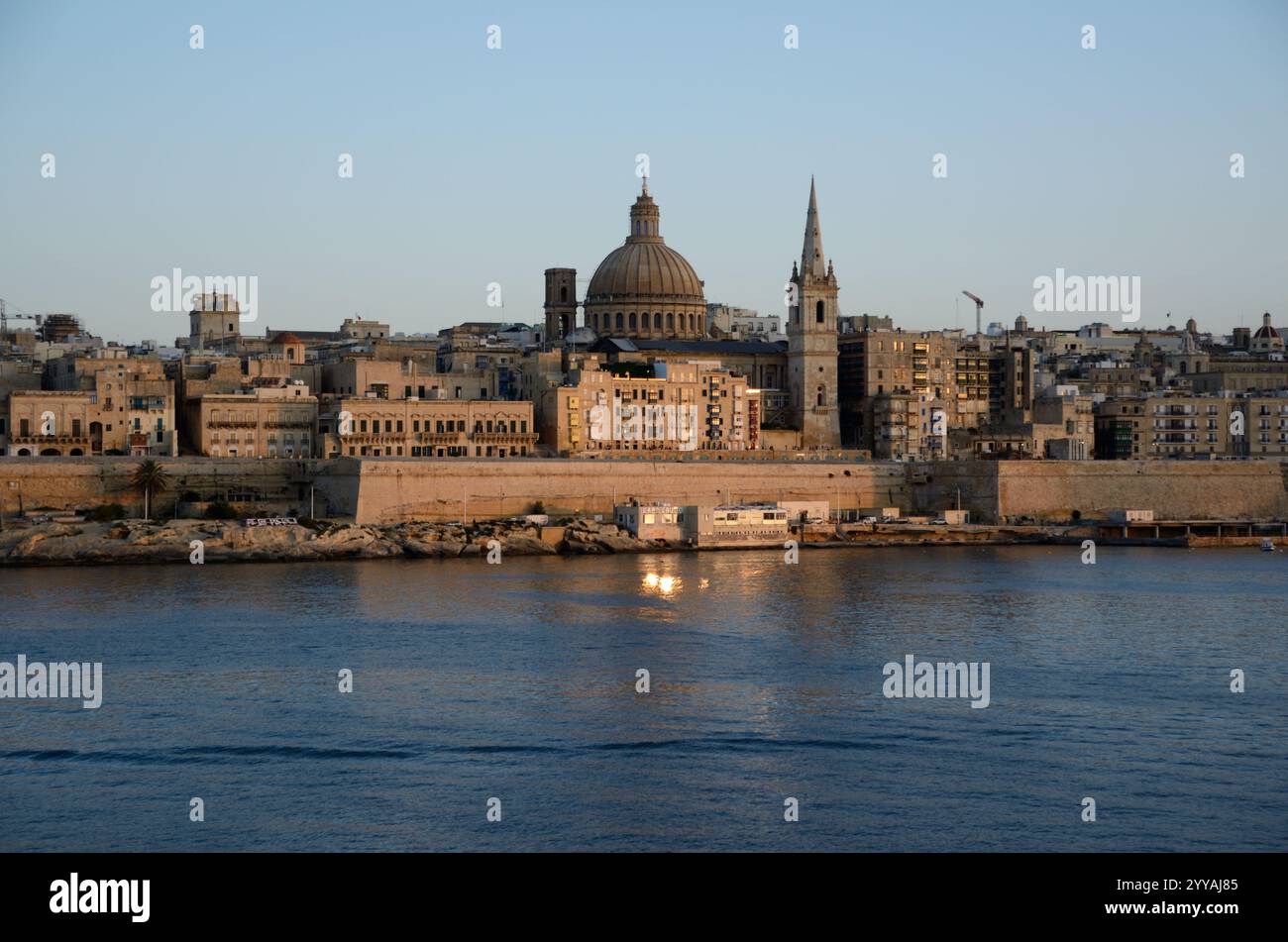 Church of Our Lady of Mount Carmel, St. Paul Cathedral, Valletta view ...