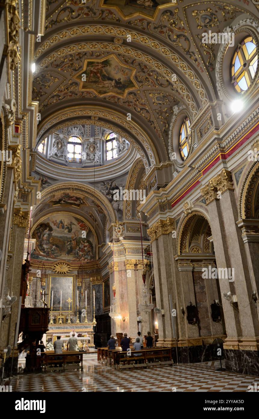 Basilica of Saint Dominic & Porto Salvo, Valletta, Malta, Europe Stock ...