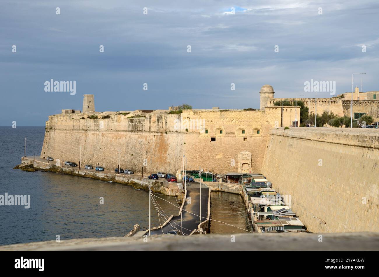 Fort St. Elmo view from St. Sebastian Street, Valletta, Malta, Europe ...