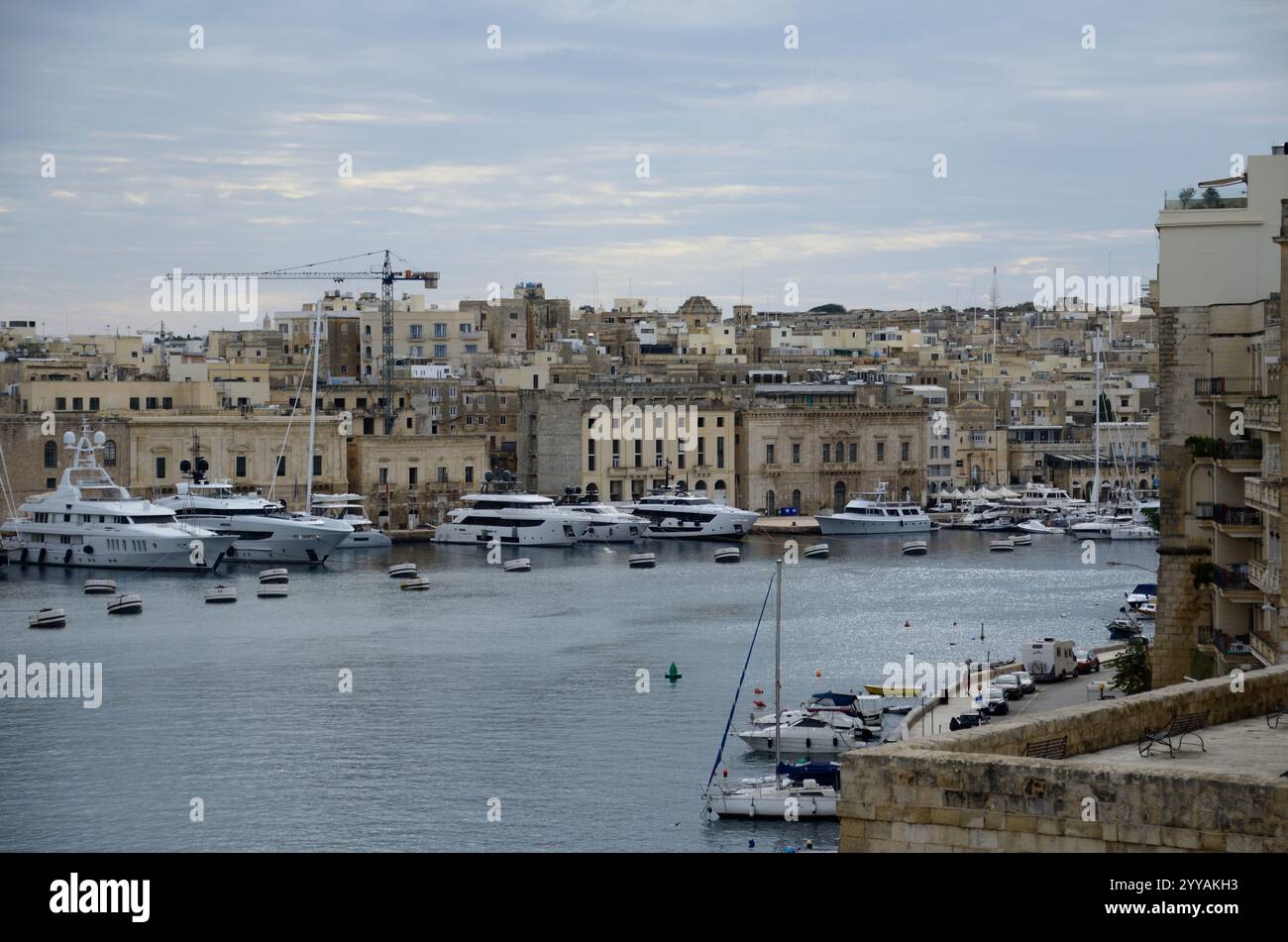Birgu-Vittoriosa view from La Guardiola - Safe Haven Gardens, Isla ...