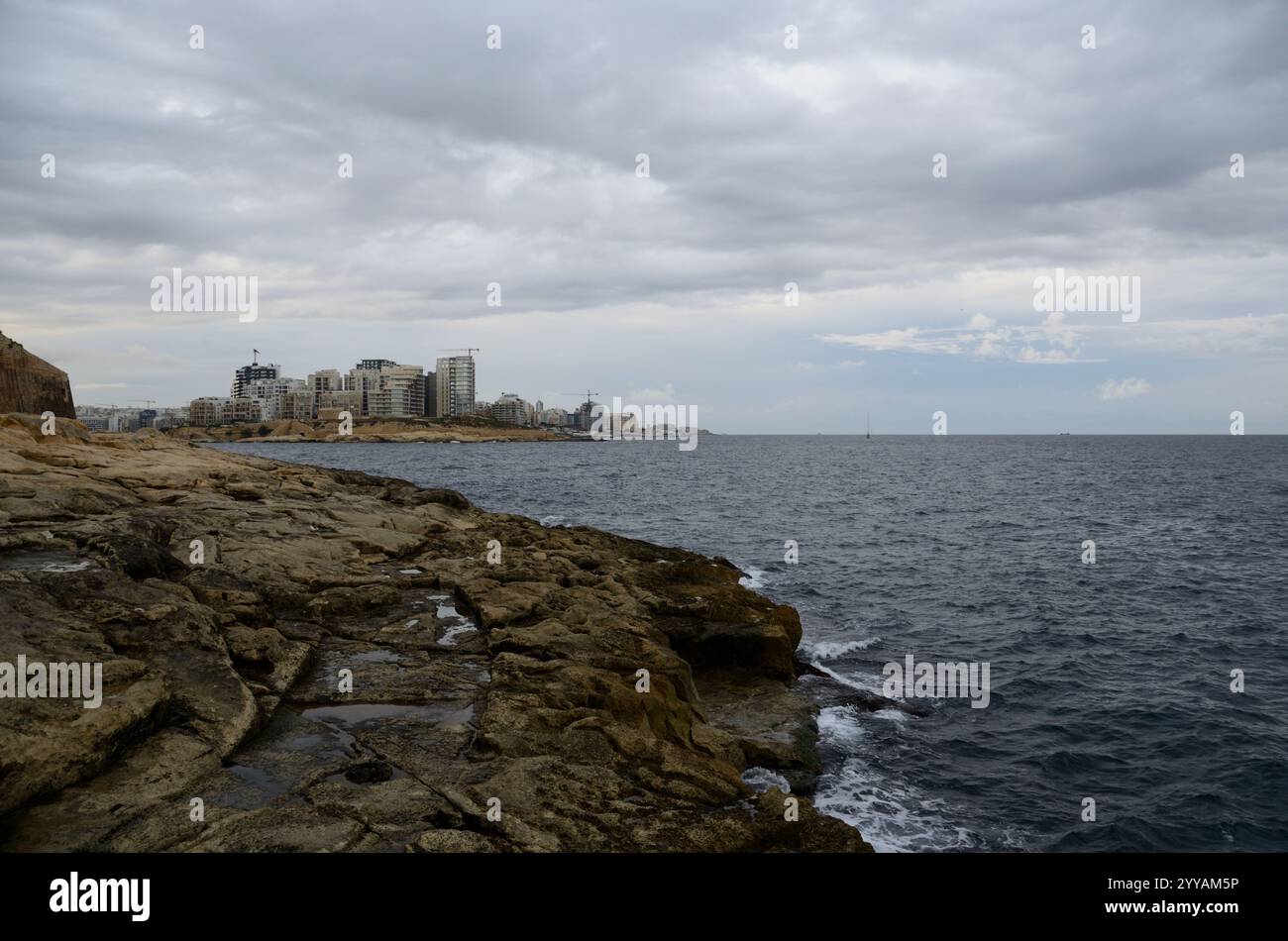 Fort Tigné, Sliema view from Boat Street, Valletta, Malta, Europe Stock ...