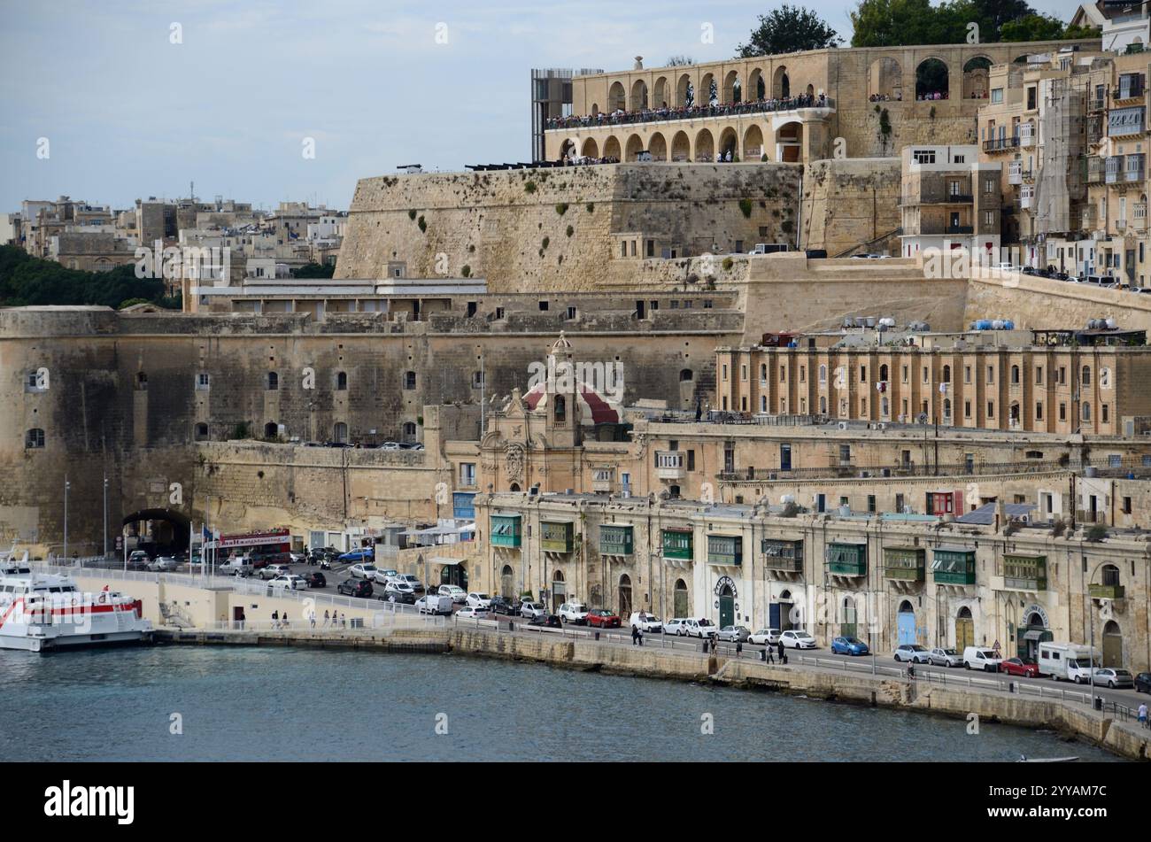 Fort Lascaris, Valletta, Malta, Europe Stock Photo - Alamy