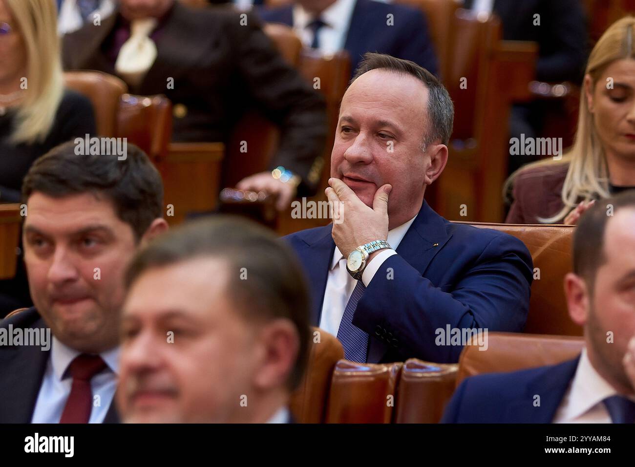 Bucharest, Romania. 20th Dec, 2024: Adrian Caciu, Minister of ...