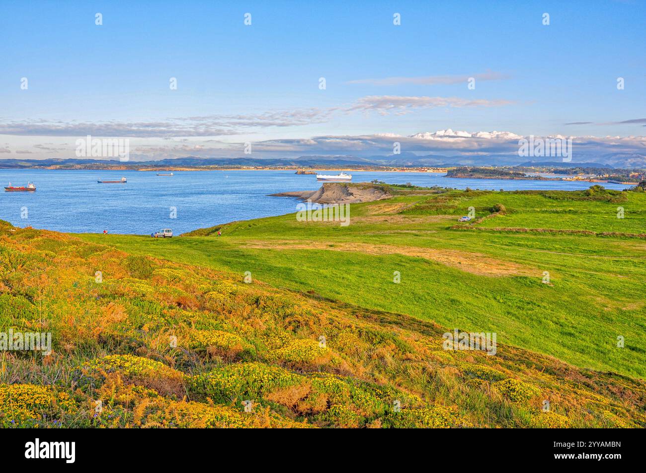 The Bay of Santander is the largest estuary on the North coast of Spain ...
