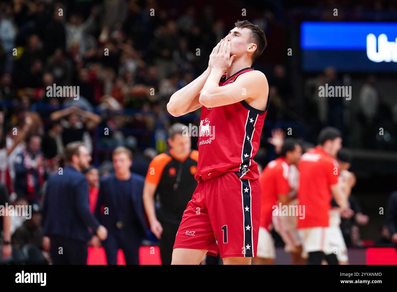 Milan, Italy. 20th Dec, 2024. EA7 EMPORIO ARMANI MILANO VS. FC BAYERN ...