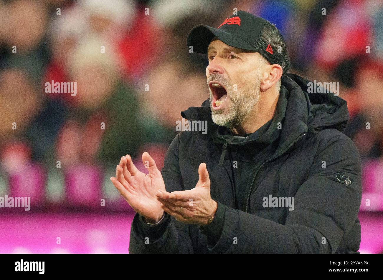Marco Rose, RB Leipzig team manager, coach, Trainer, in the match FC ...