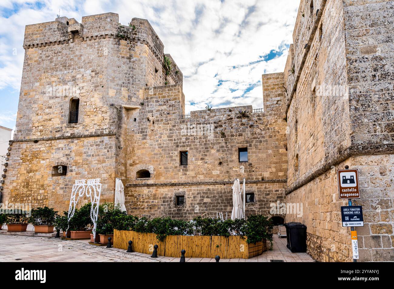 The Aragonese Castle built in 12th century, house of an archaeological ...