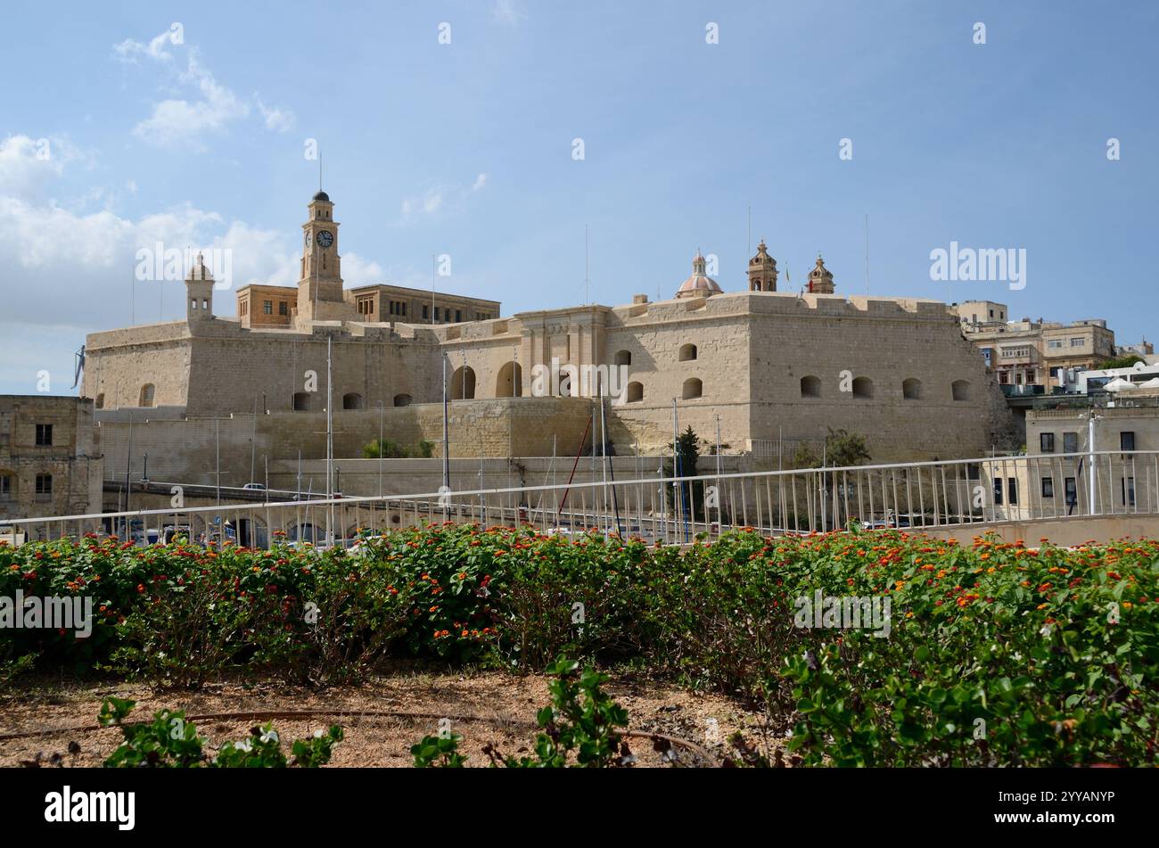 St. Michael Bastion, Isla-Senglea view from Cospicua-Bormla, Malta ...