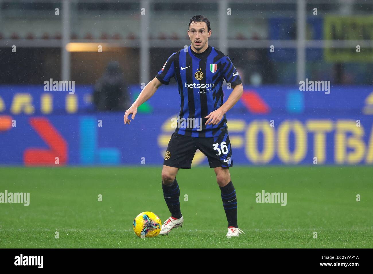 Milan, Italy, 19th December 2024. Matteo Darmian of FC Internazionale ...