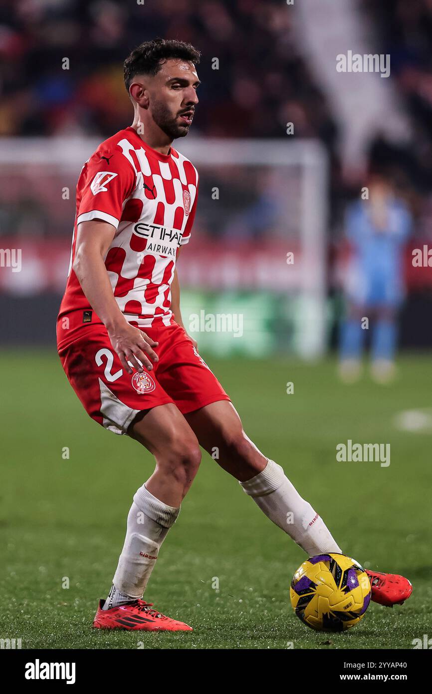 Ivan Martin of Girona FC in action during the Spanish league, La Liga ...
