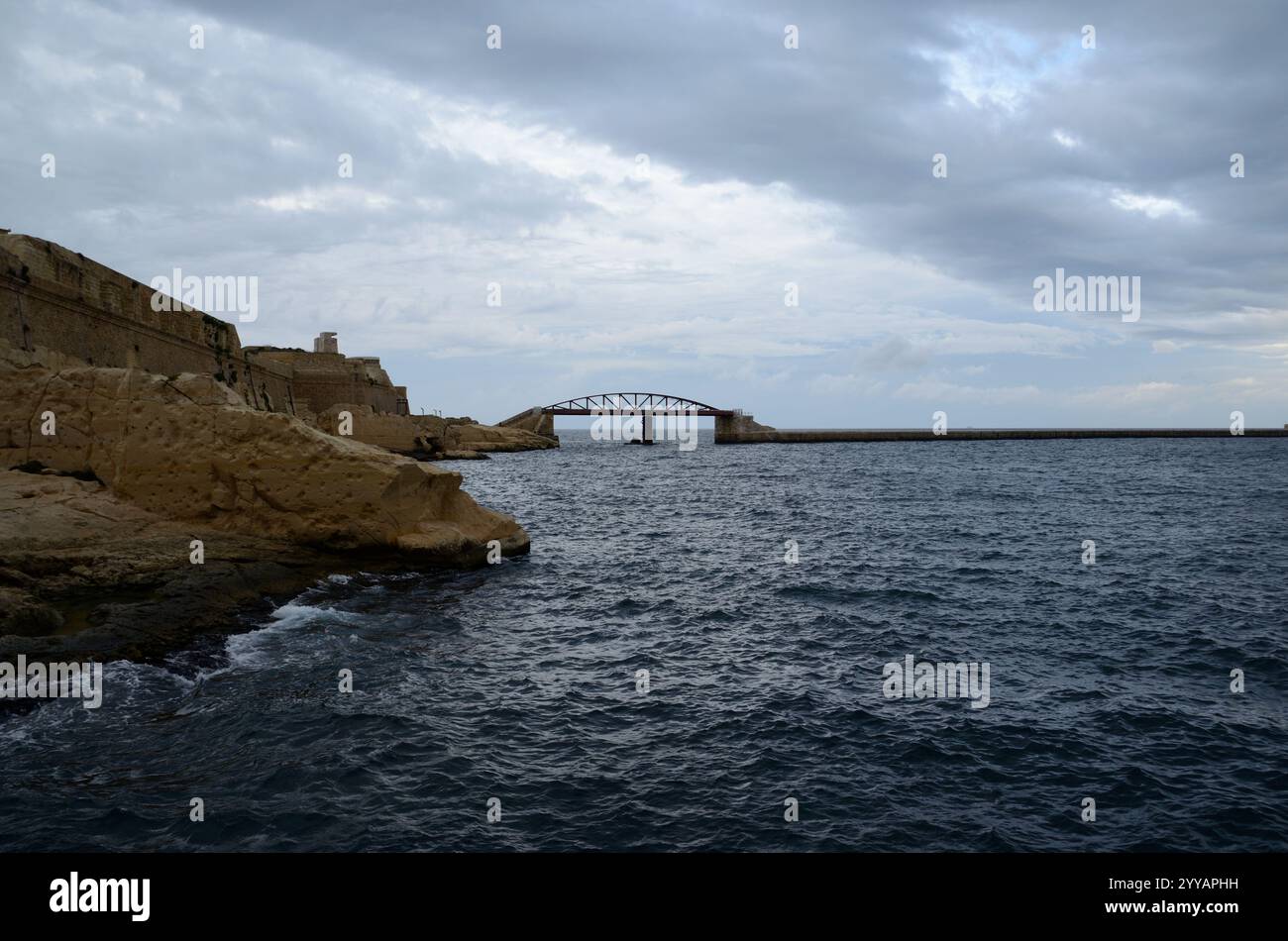 St Elmo Bridge, Valletta, Malta, Europe Stock Photo - Alamy