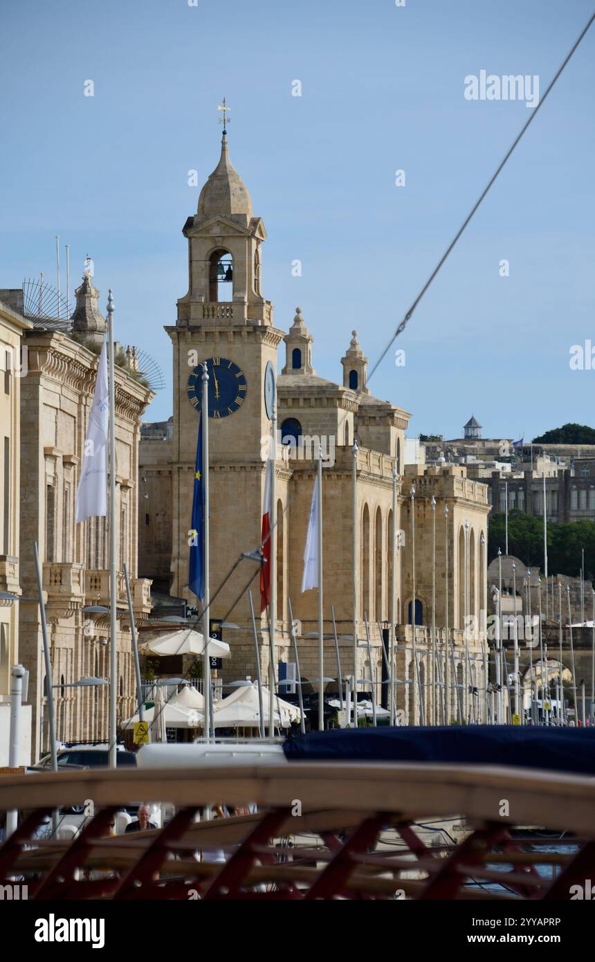 Maritime Museum, Waterfront, Birgu-Vittoriosa, Malta, Europe Stock ...