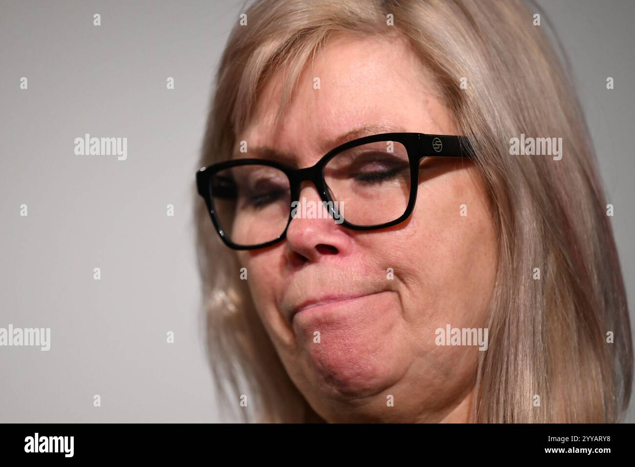 Magdeburg, Germany. 20th Dec, 2024. Simone Borris, Mayor of Magdeburg ...