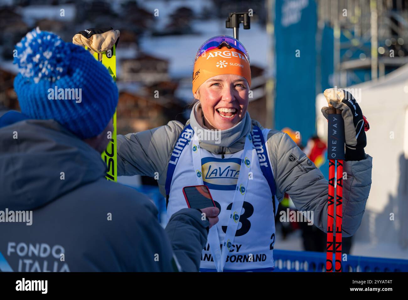 Le Grand Bornand, France. 20th Dec, 2024. LAMPIC Anamarija, Women 7, 5 ...