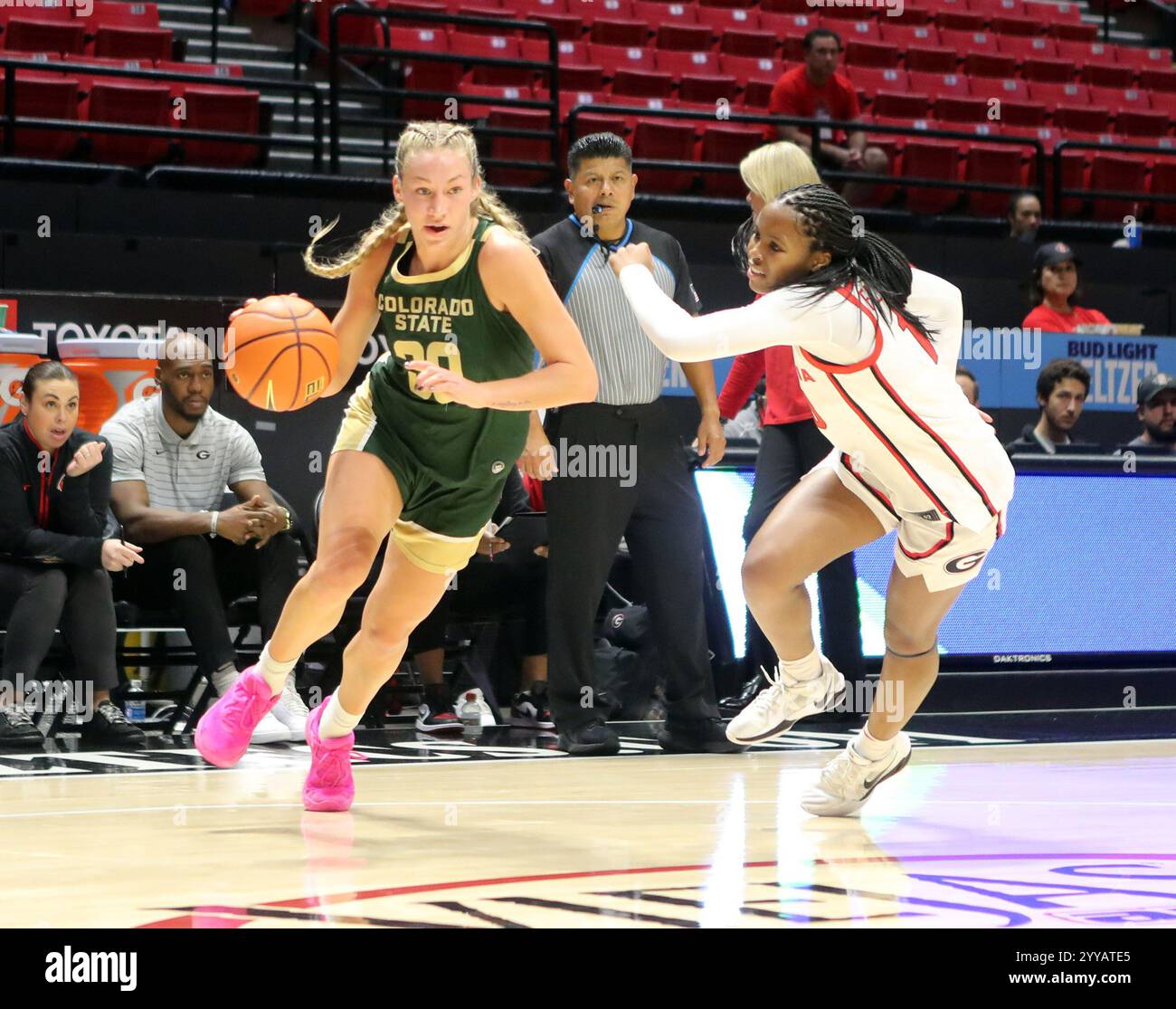 San Diego, USA. 20th Dec, 2024. December 20, 2024 - Colorado State Rams ...
