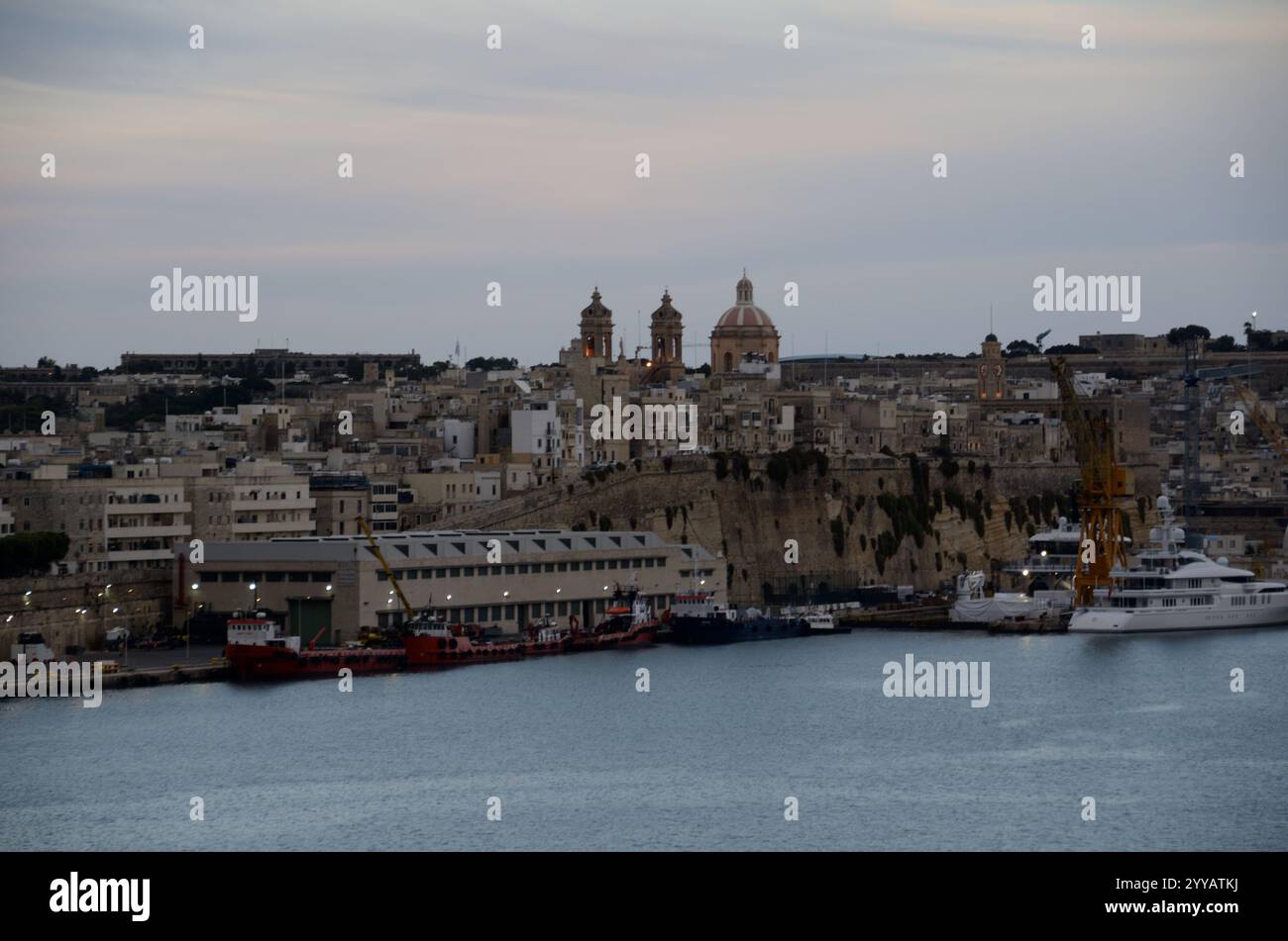 Isla-Senglea view from King George V Park, Floriana, Malta, Europe ...