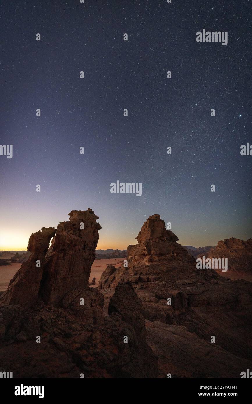 Sahara Desert Tadrart Rouge in Southern Algeria Stock Photo - Alamy