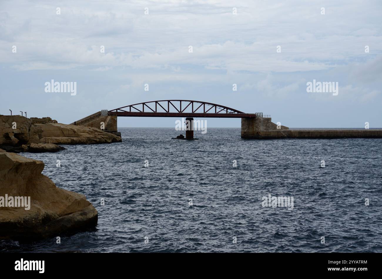 St Elmo Bridge, Valletta, Malta, Europe Stock Photo - Alamy