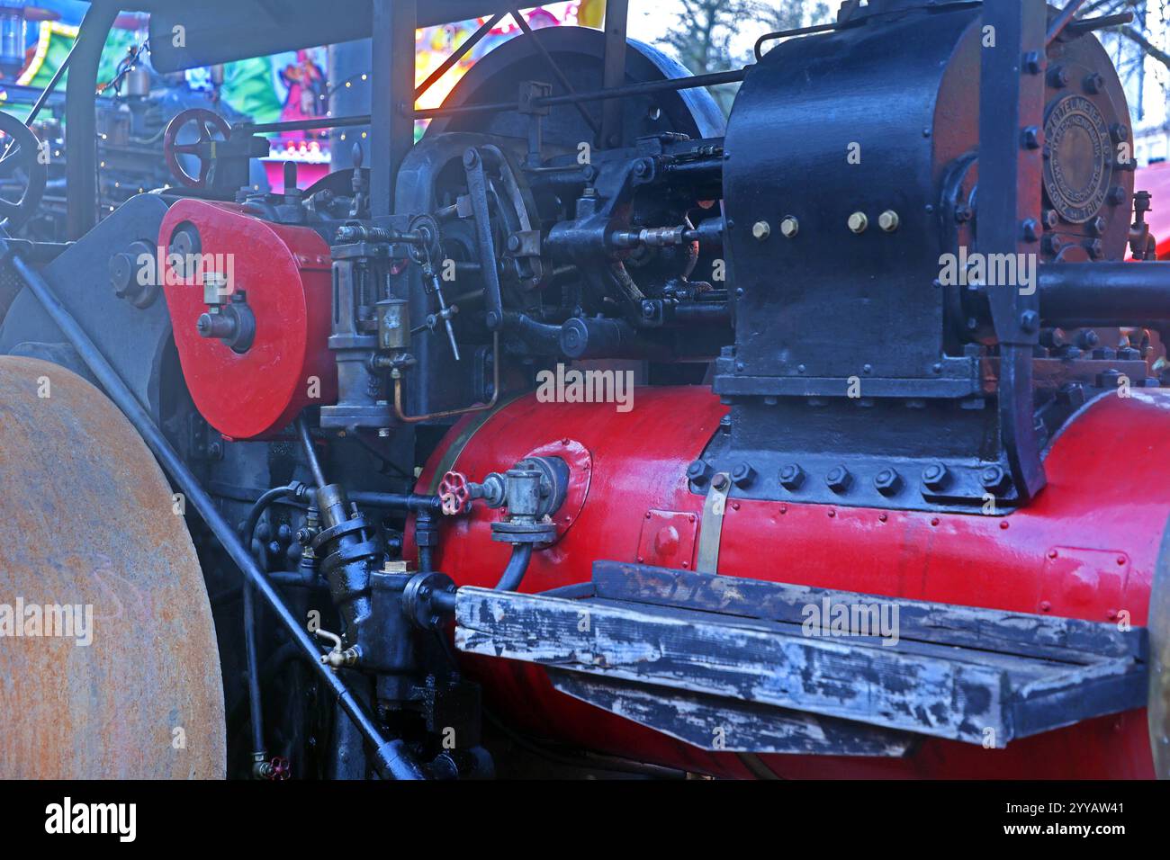 Geschichte alter Maschinen Ausschnitt aus einer 14 Tonnen schweren ...
