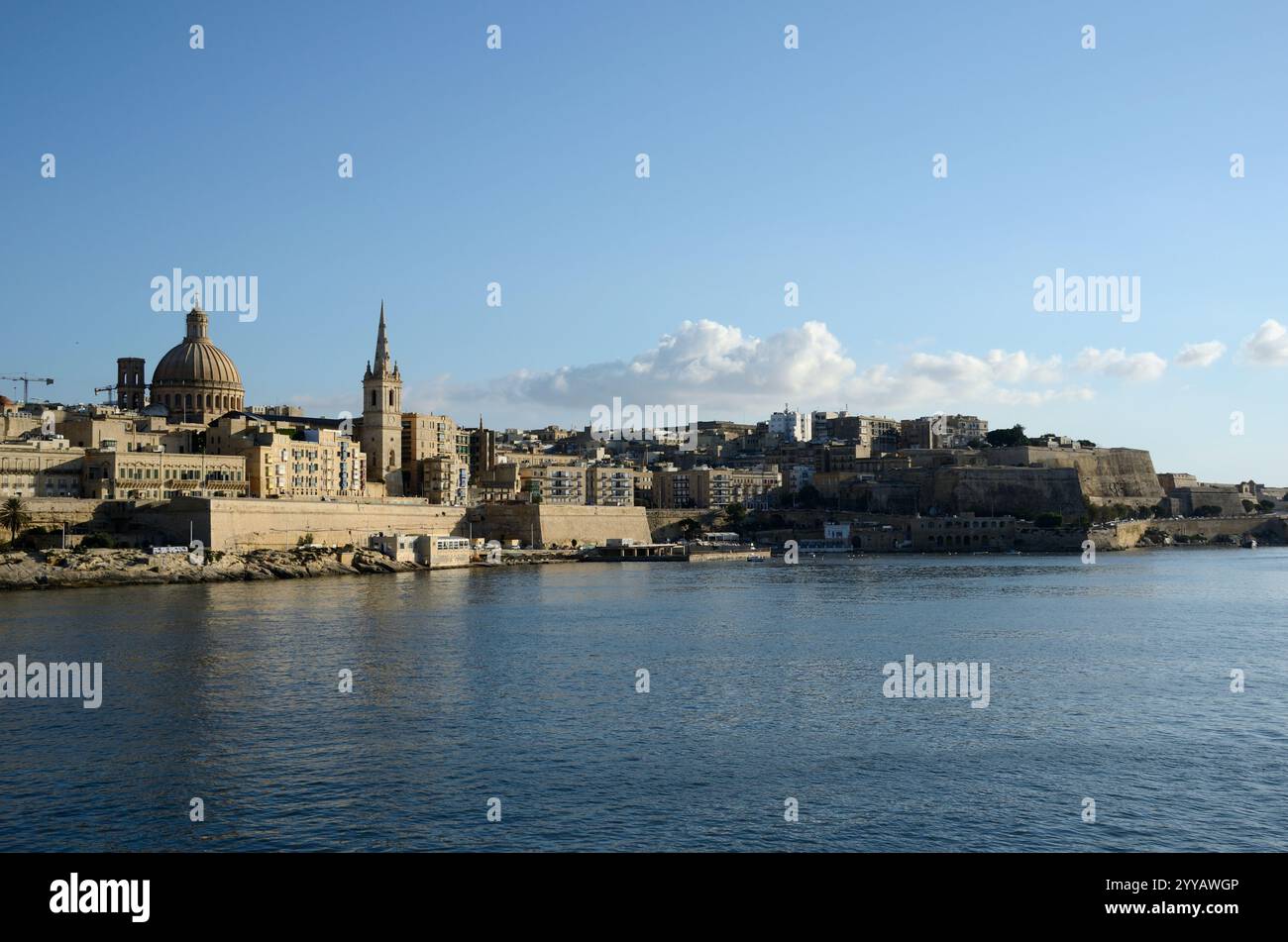 Church of Our Lady of Mount Carmel, St. Paul Cathedral, Valletta view ...