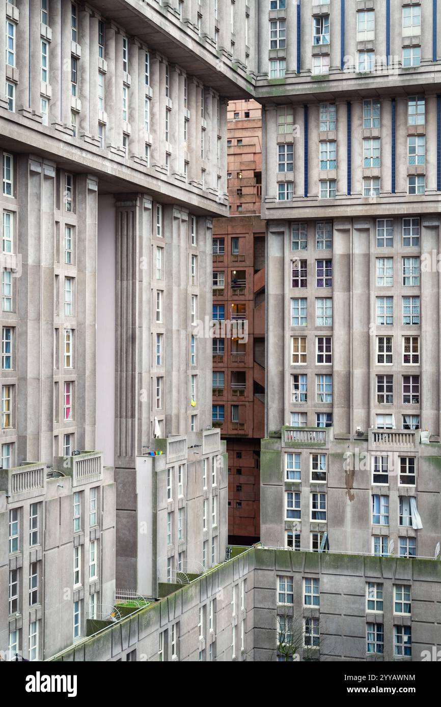 Brutalist Architecture in Suburban Paris Stock Photo - Alamy