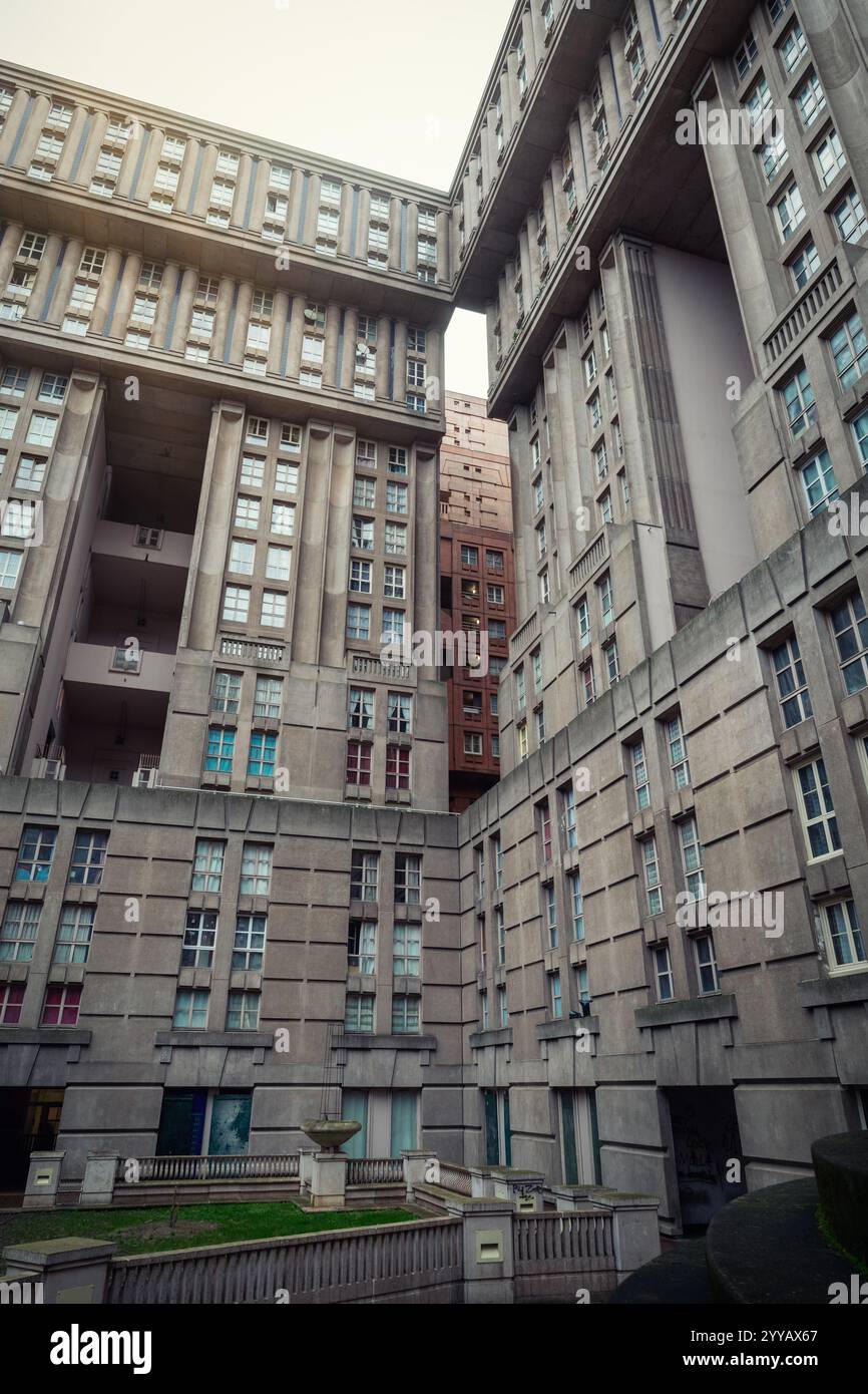 Brutalist Architecture in Suburban Paris Stock Photo - Alamy