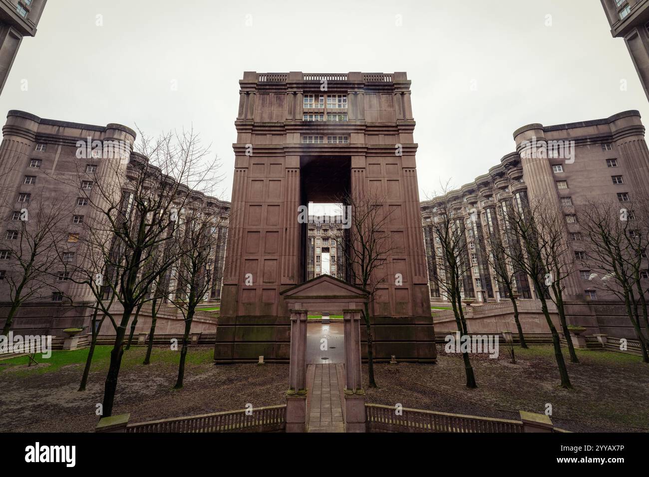 Brutalist Architecture in Suburban Paris Stock Photo - Alamy