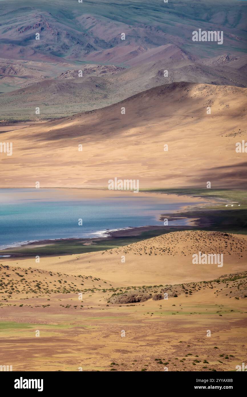 Gobi Desert and Lakes in Central Mongolia Stock Photo - Alamy
