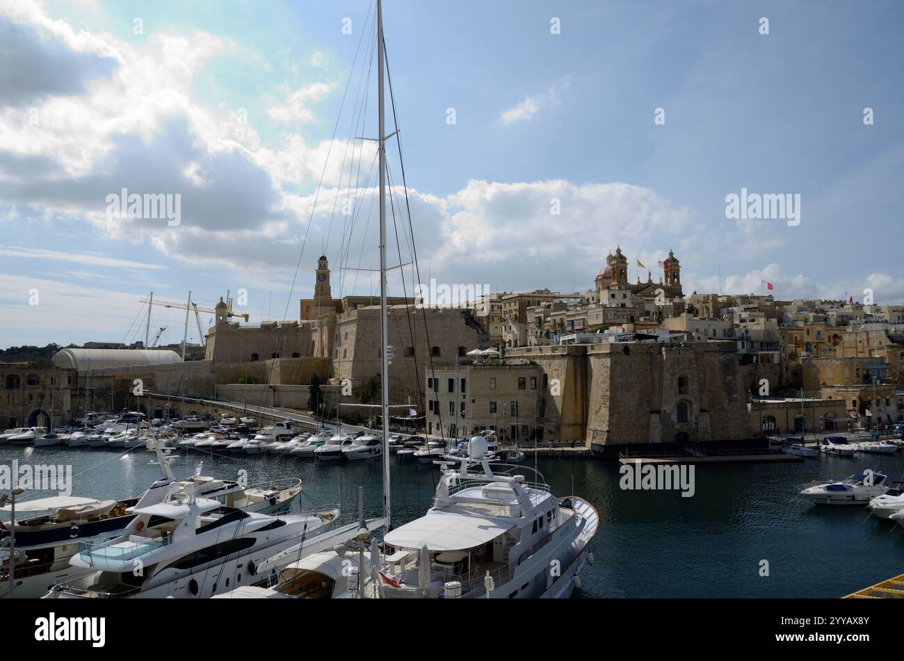 Isla-Senglea view from Porta d' Aragon-Advanced Gate, Birgu-Vittoriosa ...