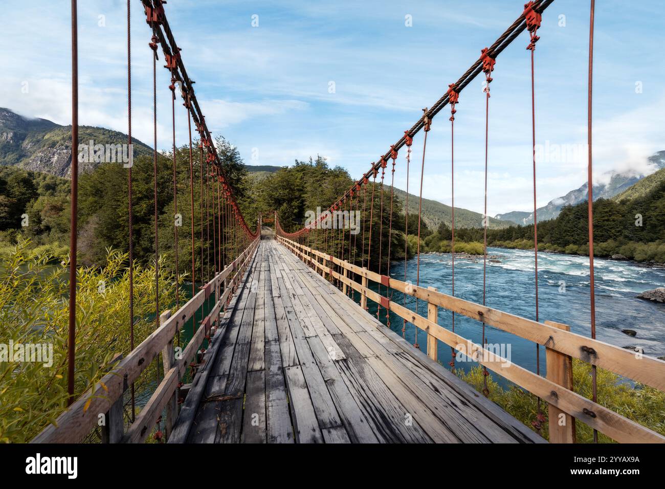 Top Gear Bridge in Patagonia Stock Photo - Alamy