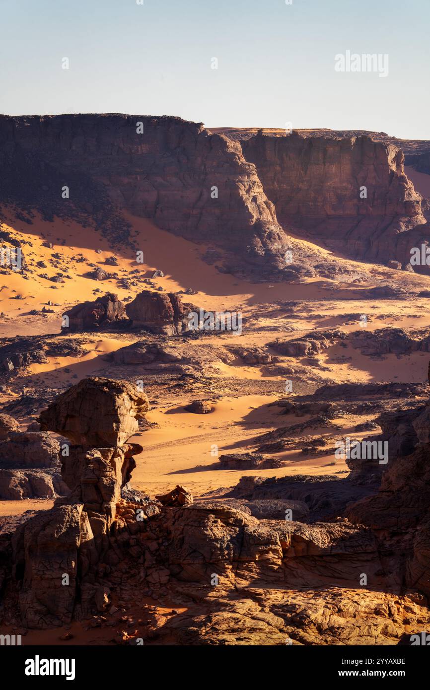 Sahara Desert Tadrart Rouge in Southern Algeria Stock Photo - Alamy