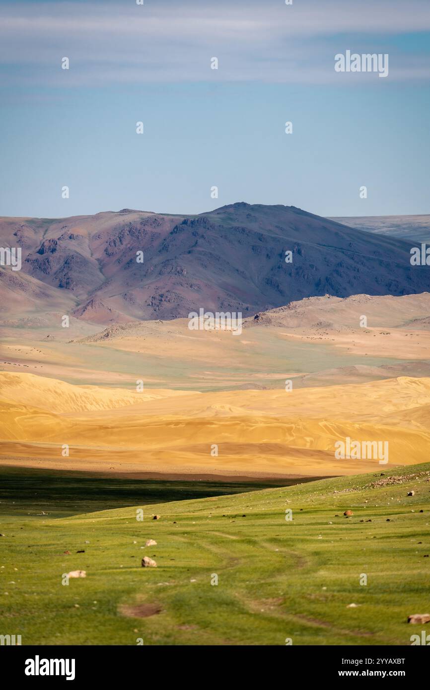 Gobi Desert and Lakes in Central Mongolia Stock Photo - Alamy