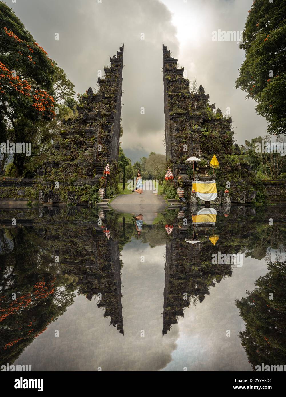Bali Gate Temple in Indonesia Stock Photo - Alamy