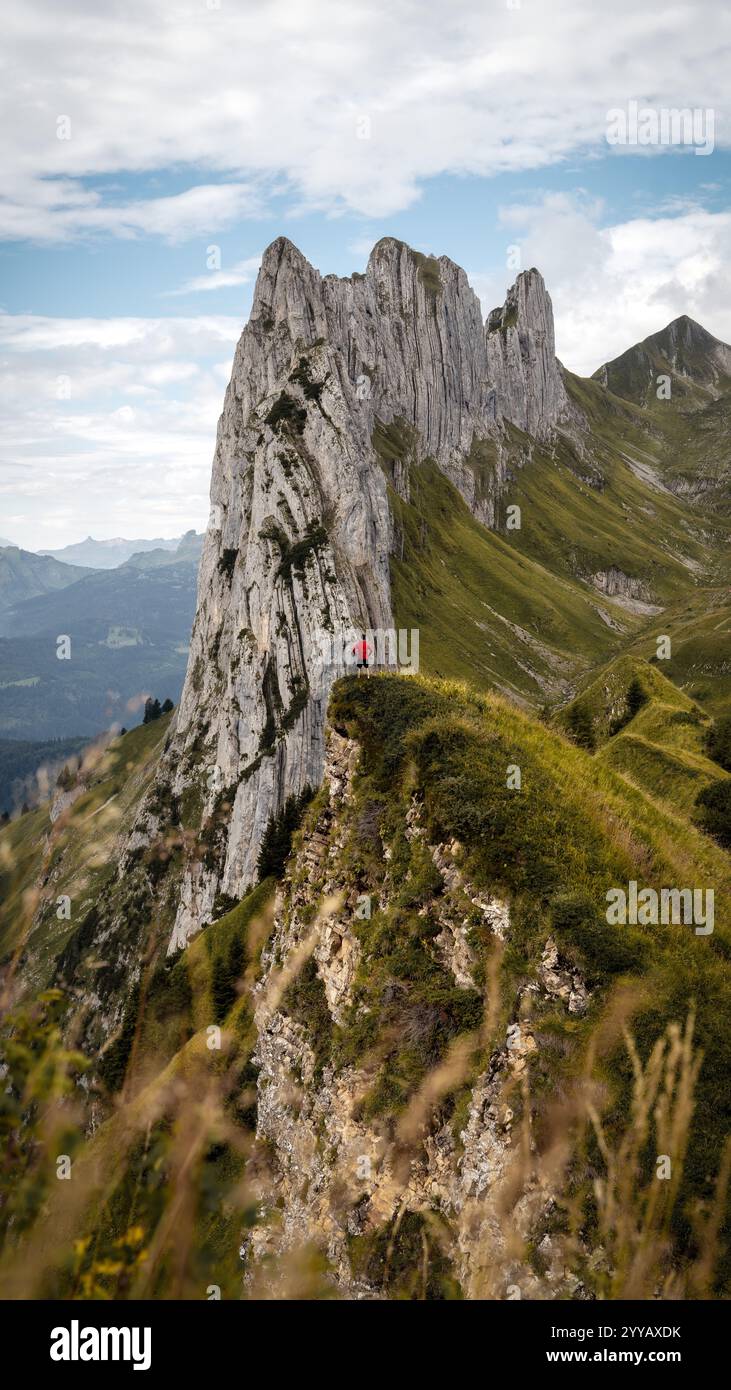 Fälensee and Saxer Lücke in Switzerland Stock Photo - Alamy