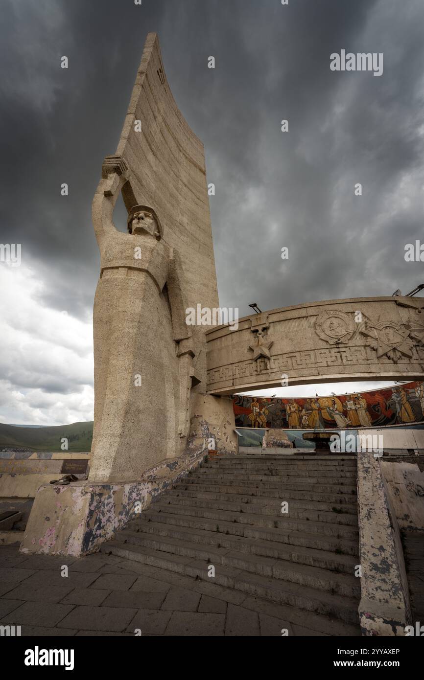 Zaisan Monument in Ulaanbaatar Mongolia Stock Photo - Alamy