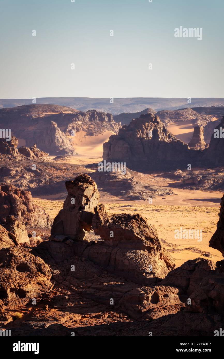 Sahara Desert Tadrart Rouge in Southern Algeria Stock Photo - Alamy