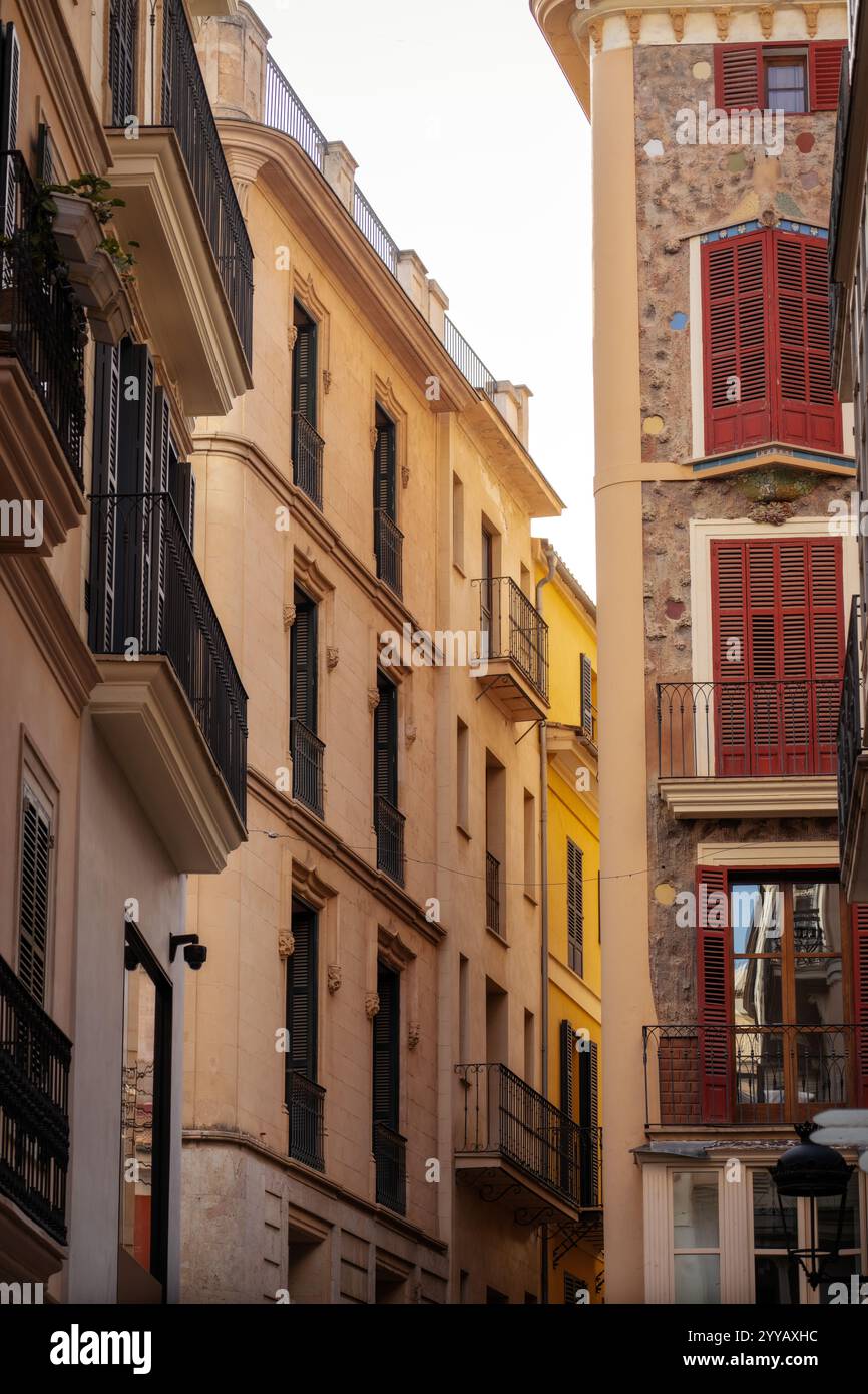 Small Alleyways in Majorca Villages Stock Photo - Alamy