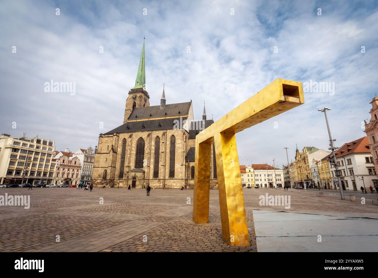Pilsen czech republic cathedral hi-res stock photography and images - Alamy