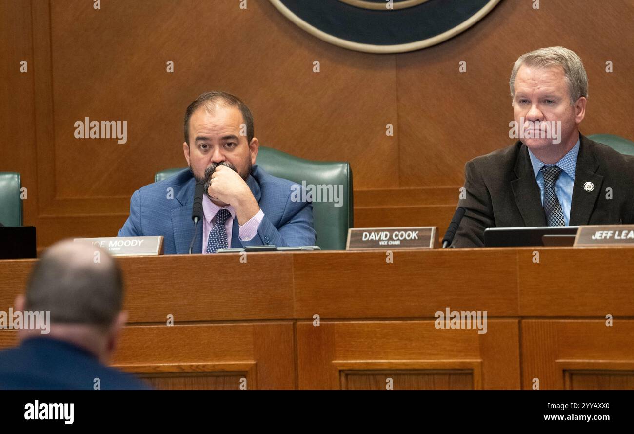 State Rep. JOE MOODY, D-El Paso, l, and Sdtate Rep. DAVID COOK, R ...