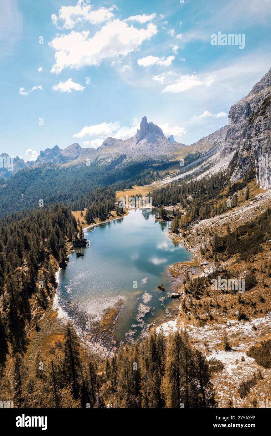 Aerial croda da lago alpine hi-res stock photography and images - Alamy