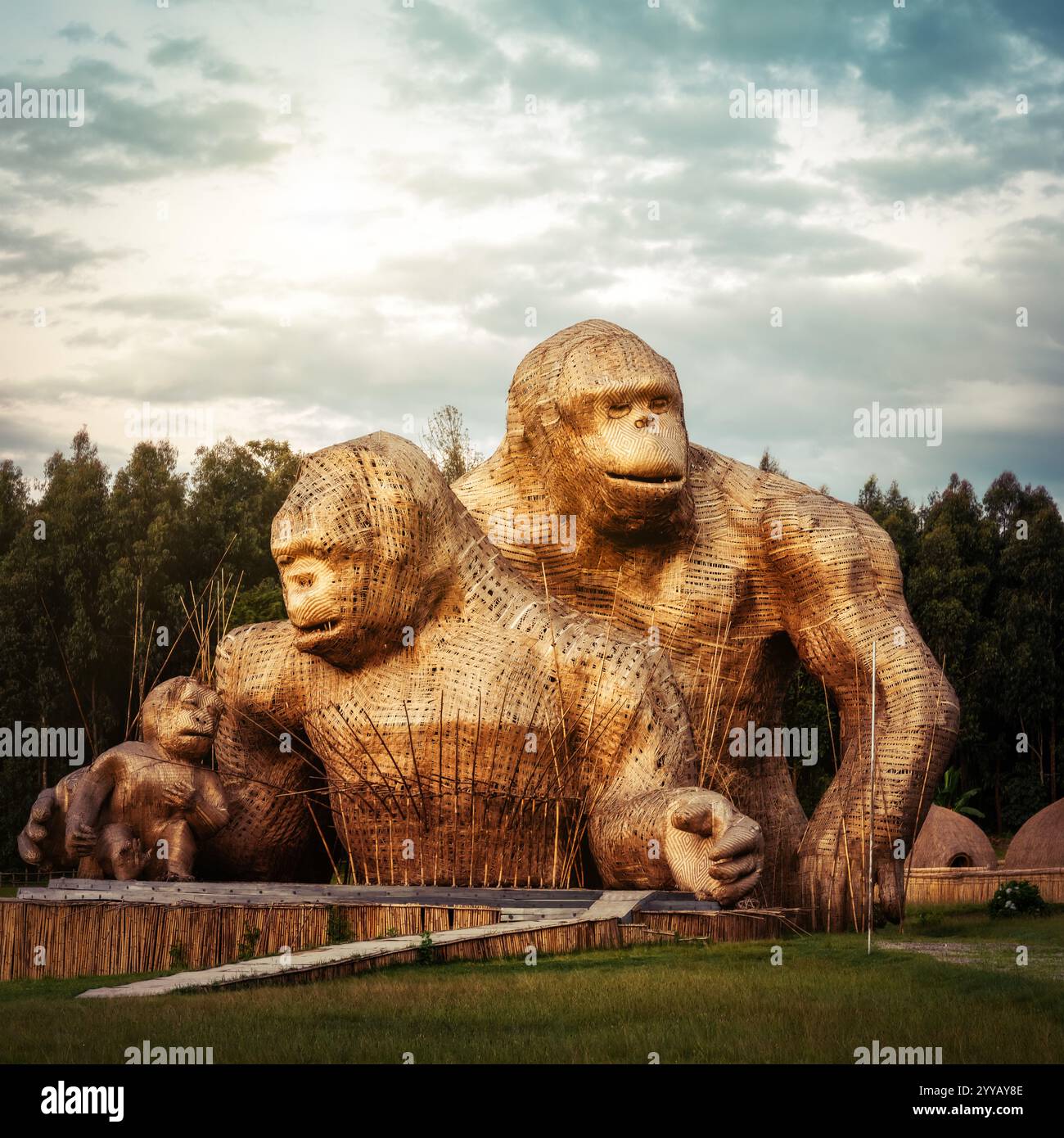 Gorilla Sculpture in Western Rwanda, January 2023 Stock Photo - Alamy