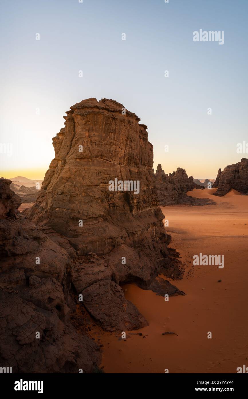 Sahara Desert Tadrart Rouge in Southern Algeria Stock Photo - Alamy