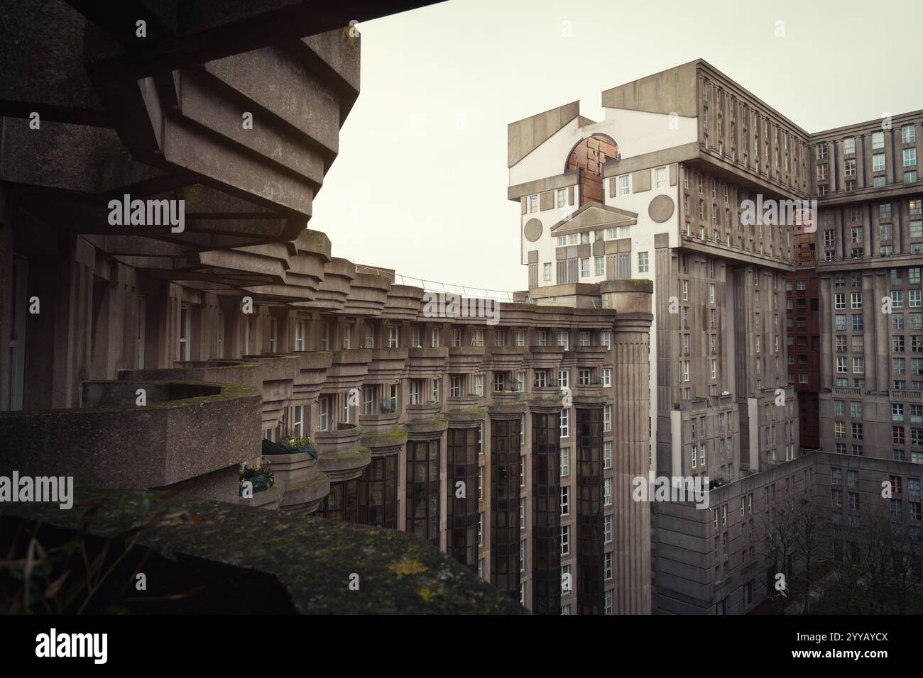 Brutalist Architecture in Suburban Paris Stock Photo - Alamy