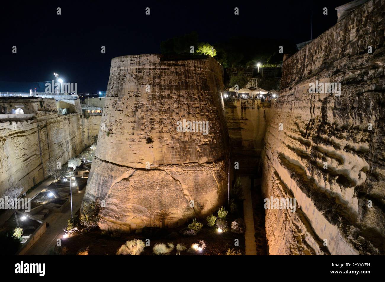 Valletta ditch hi-res stock photography and images - Alamy