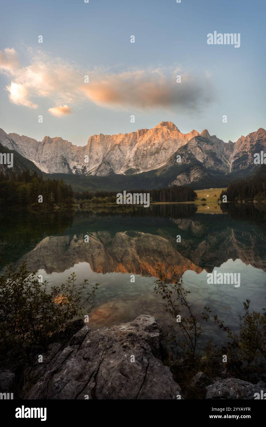 Lago di Fusine in the Dolomites, Italy Stock Photo - Alamy