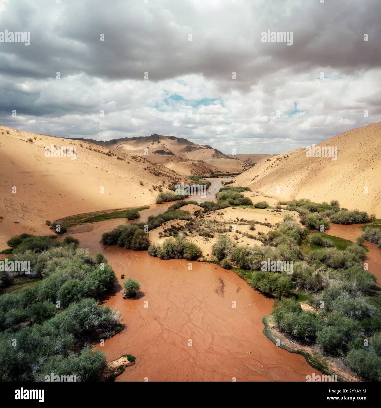 Gobi Desert and Lakes in Central Mongolia Stock Photo - Alamy