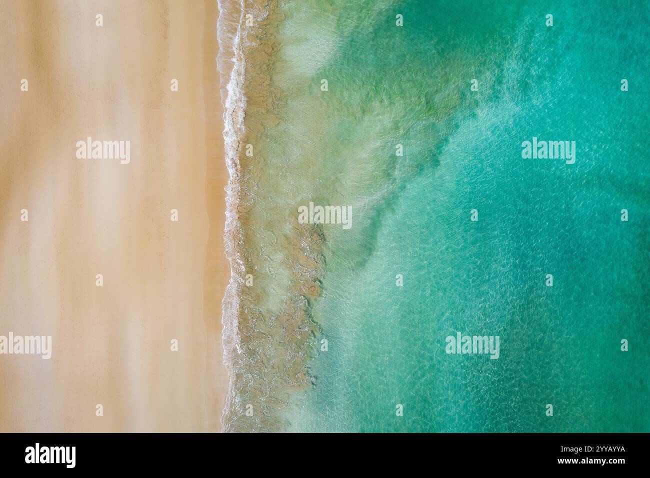 White sand and turquoise water in the cana bay hi-res stock photography ...