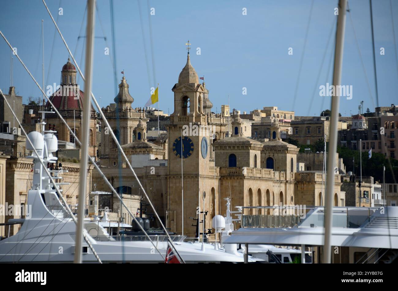 Maritime Museum, Waterfront, Birgu-Vittoriosa, Malta, Europe Stock ...
